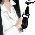 Women Men Preppy Student Uniform Elastic Neck Strap Pre Tied Necktie ...
