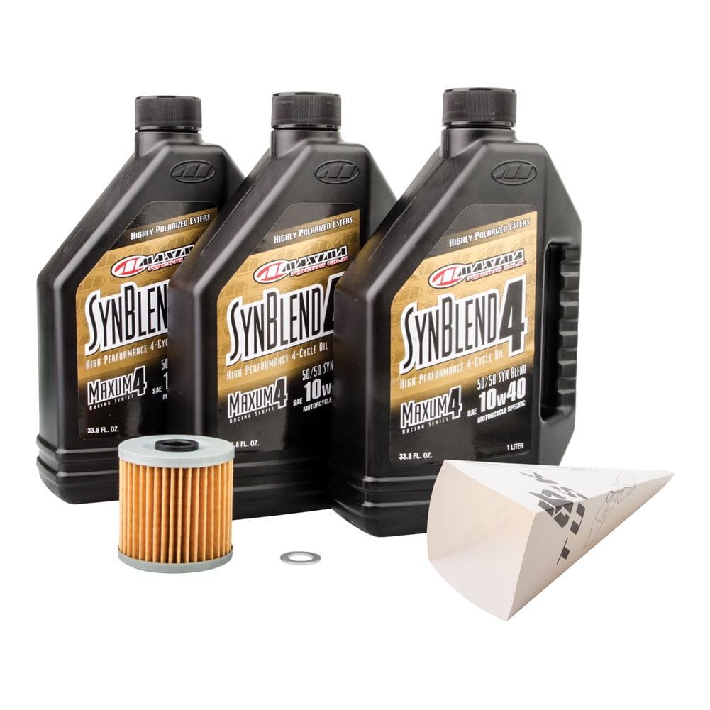 Tusk 4-Stroke Oil Change Kit for Maxima Synthetic Blend 10W-40 ...