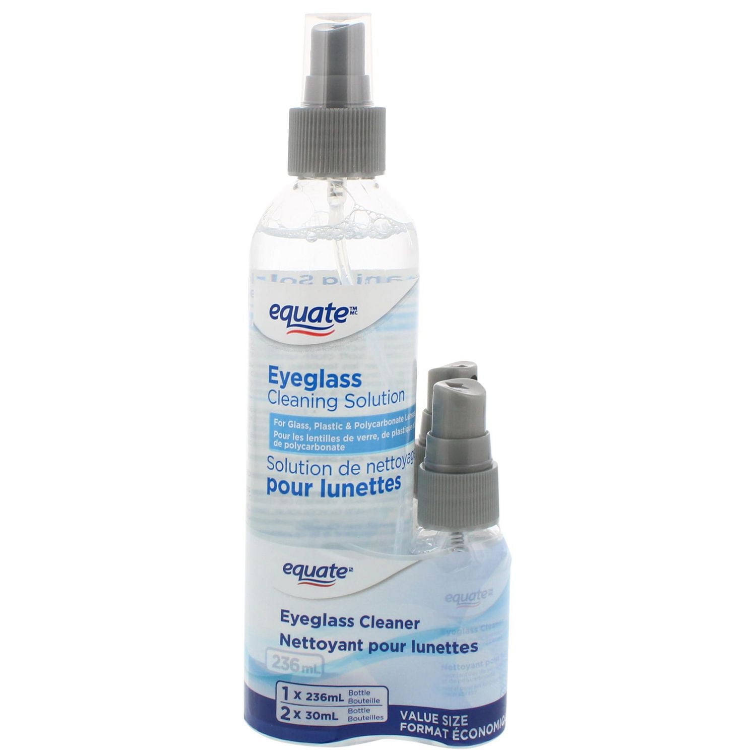 Click here for Equate Eyeglass Cleaner Spray Trio 236 Ml prices