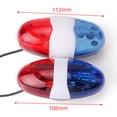 Oumers Bicycle Police Sound Light, Bike LED Light Electric Horn Siren ...