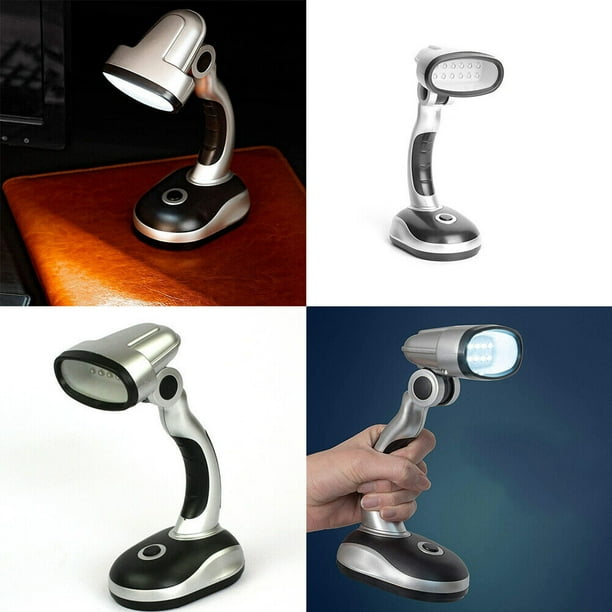 US 1-2 Pack LED Desk Lamp Portable Battery Operated Light Laptop ...