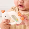 Itzy Ritzy Bitzy Shake™ Goose Silicone Teether and Rattle for Infants ...