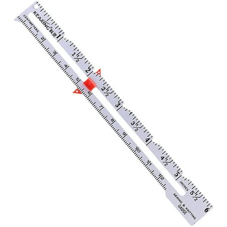 Metal Gauge, Sewing Sliding Measure Sets Distance for Marking Hems ...
