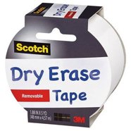 Scotch, MMM25612, Flatback Write-On Paper Tape, 1 / Roll, White ...
