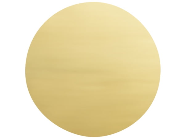 500 PK, Matte Metallic Gold Foil Seals, Round 1-1/2" For Package, Gift ...