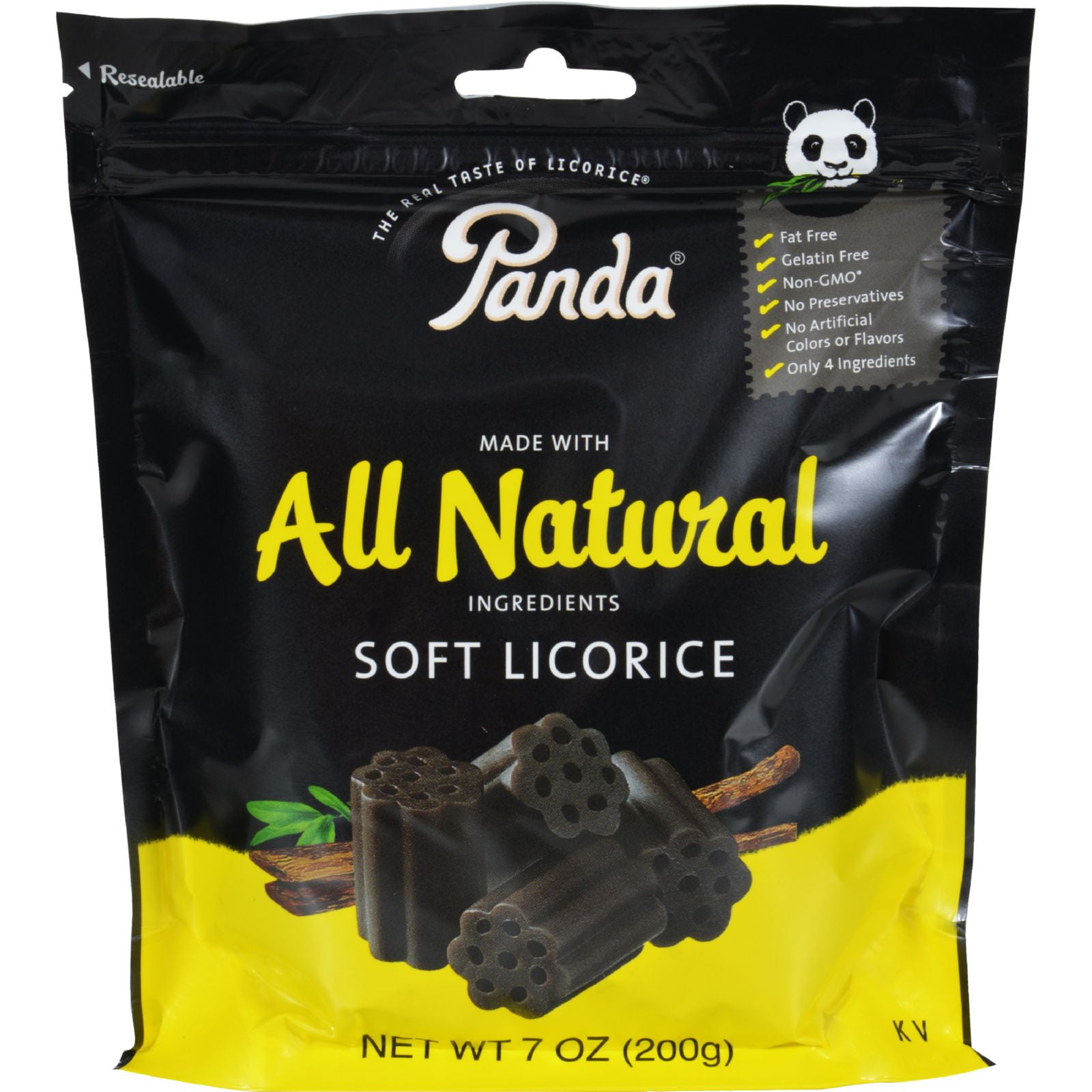 Panda All Natural Soft Licorice, 7 Oz. - Walmart.com