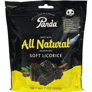 Panda All Natural Soft Licorice- 7 oz Chewy Candy Bag - Walmart.com