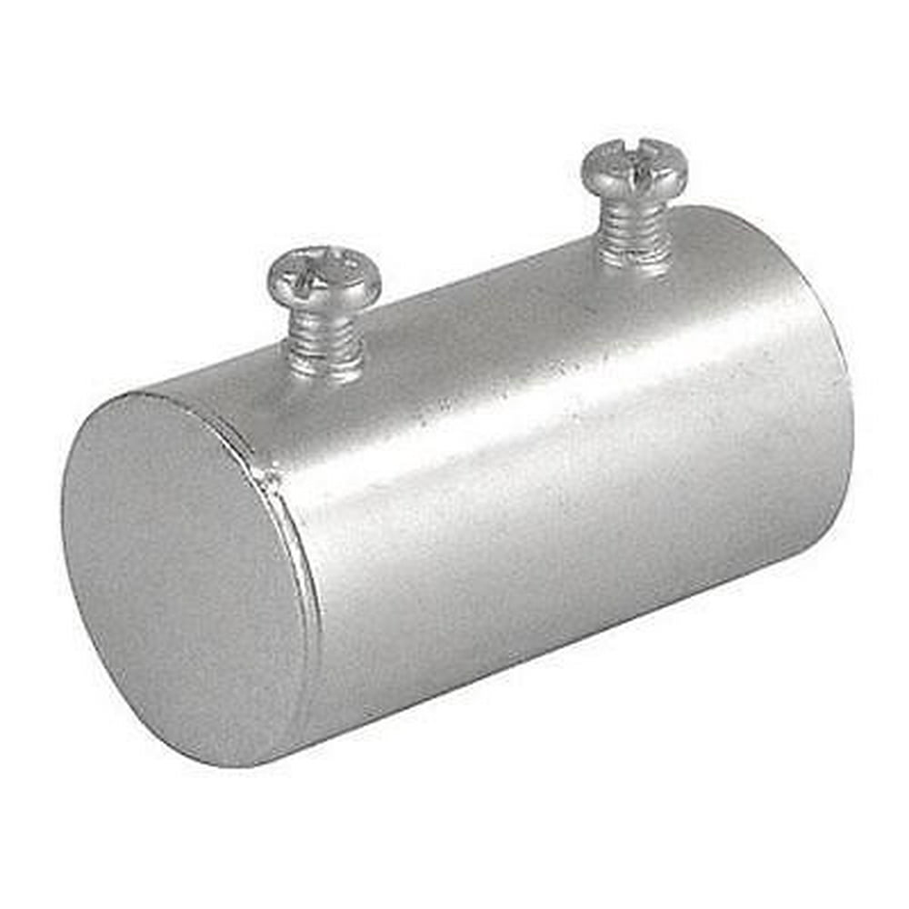 2-1/2" Zinc Plated Steel EMT Pipe Cap, Set of 2 - Walmart.com - Walmart.com