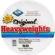 AJM Original Heavyweight Paper Plates, 120 Count - Walmart.com