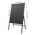 Black LED Message Writing Board, Standing Menu Sign Board, LED Message ...