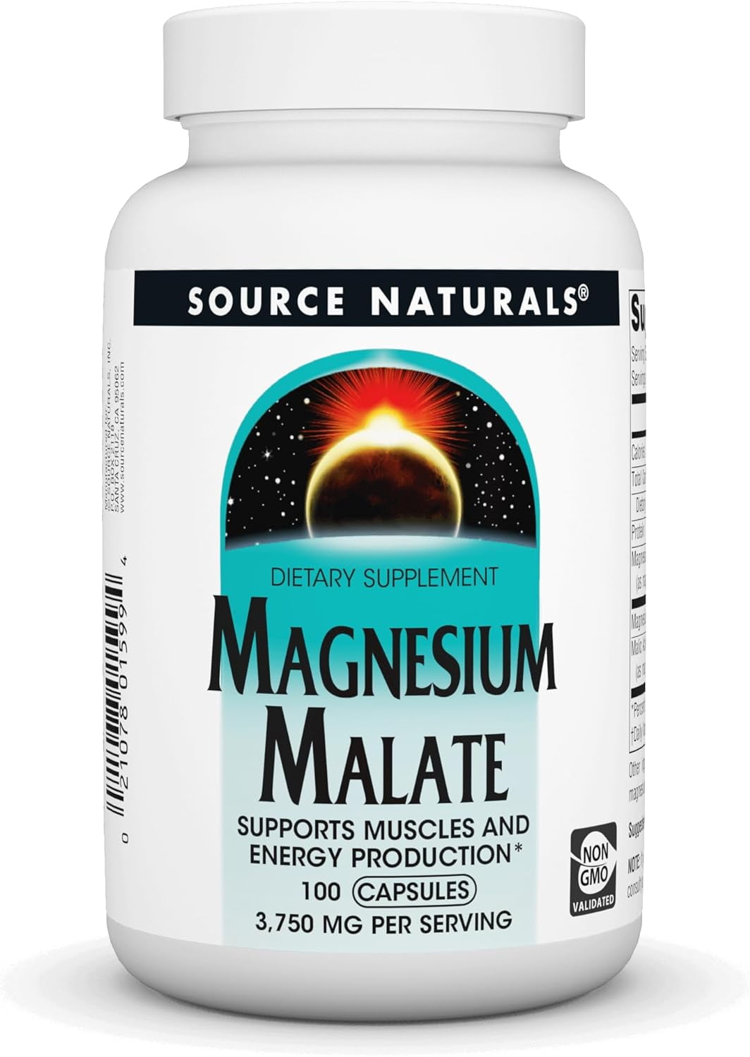 Source Naturals Magnesium Malate 625 mg, 100 Caps | Malato de Magnesio ...
