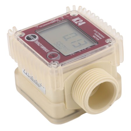 Digital Turbine Meter, 20BAR High Accuracy LCD Display G1 Female Thread ...