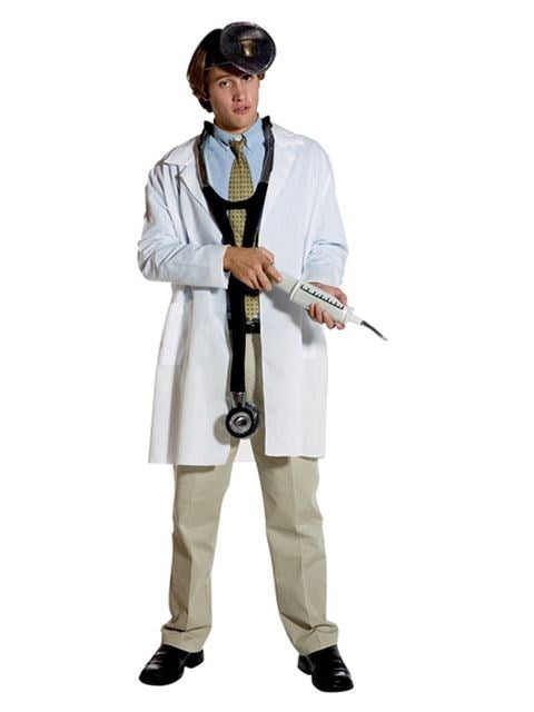 Adult Plain Lab Coat Costume - Walmart.com