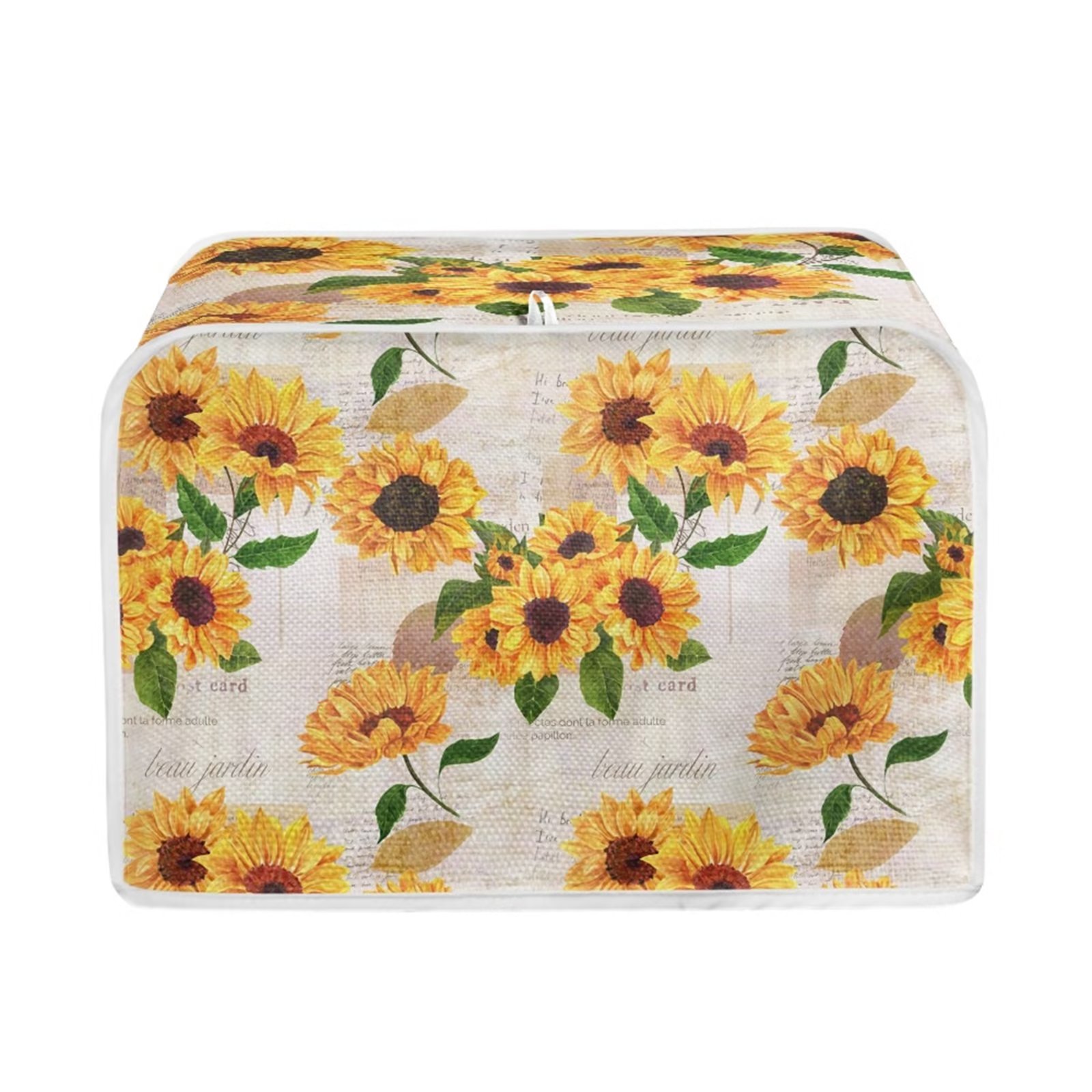 FKELYI Vintage Sunflower Toaster Covers Wear-Resistant Toaster Dust ...