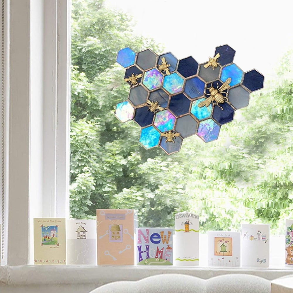 5 Pack Queen & Bee Protect Honey Sign with Sticker Stained, Window ...