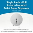 AINUO Surface-Mounted Jumbo Roll Toilet Tissue Dispenser, Satin ...