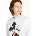 Disney Mickey Mouse Men’s and Big Men’s Long Sleeve Graphic Tee Shirt ...