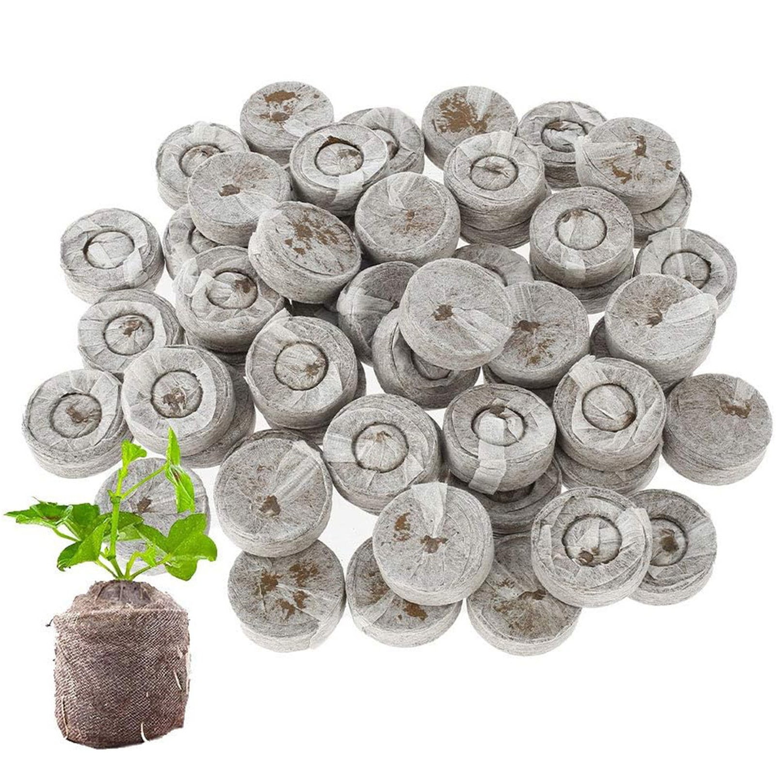 Click here for Linmoua Peat Pellets For Seedlings - 30mm Seed Sta... prices