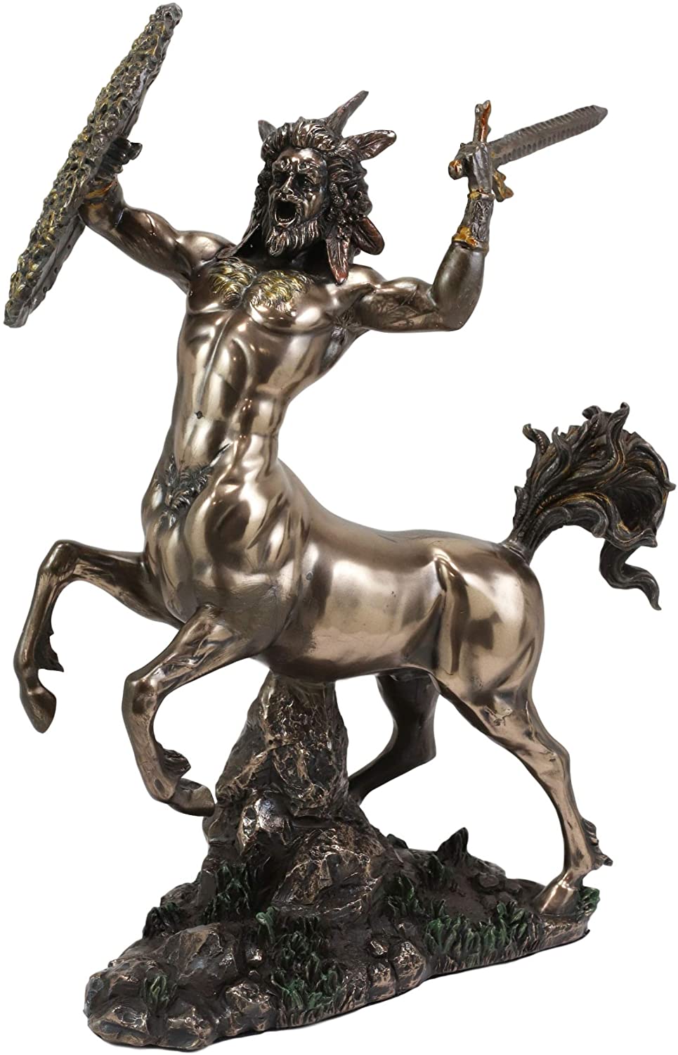 Ebros Greek Centaur Charging with Sword and Shield Statue 11.5" Tall ...