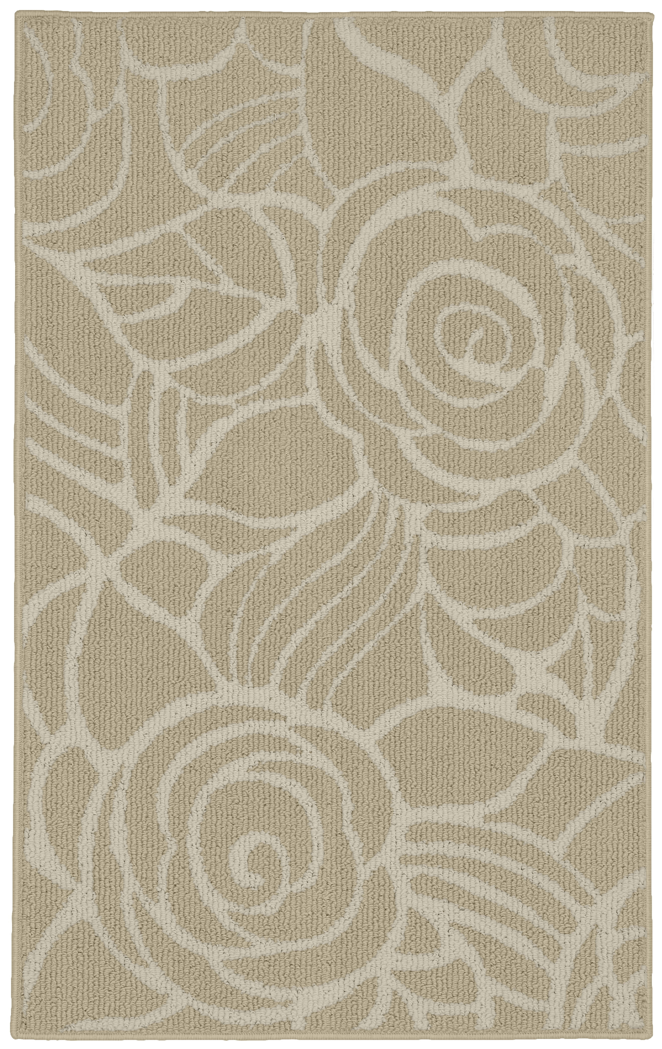 Garland Rug Rhapsody 40 in. x 60 in. Area Rug Tan/Ivory - Walmart.com
