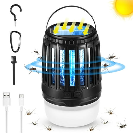 Necano Bug Zapper, Electric Mosquito Killer, Outdoor Indoor Fly Trap ...