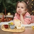 EUWBSSR 14Pcs Kids Toy Tea Set, Simulation Afternoon Tea Kit, Toddler ...