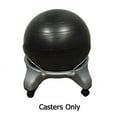 CanDo Plastic Ball Chair Locking Casters, 2 Count - Walmart.com