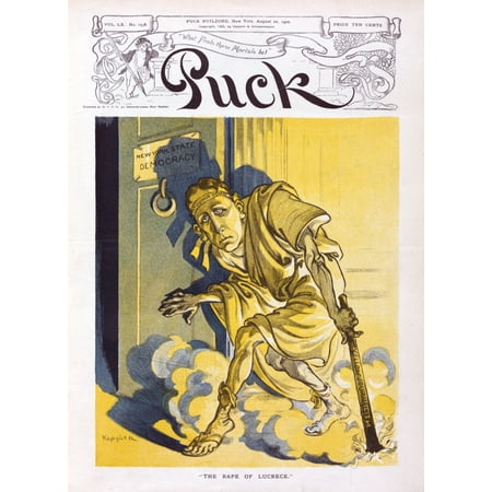 Caricature Of William Randolph Hearst As A Villain Of "Yellow ...