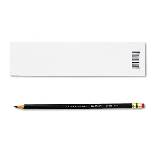 Col-Erase Pencil With Eraser, 0.7 Mm, 2b (#1), Green Lead, Green Barrel ...