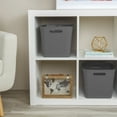 Mainstays Cube Plastic Storage Bin, Grey - Walmart.com