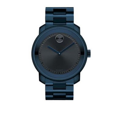 Movado Men's Bold Large Sunray Dial Analog Quartz 44mm Watch 3600260 ...