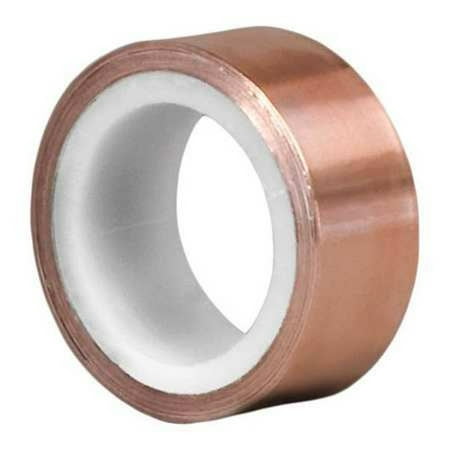 3M 1245 Embossed Copper Foil Tape - 1 in. x 54 ft. Pressure-Sensitive ...
