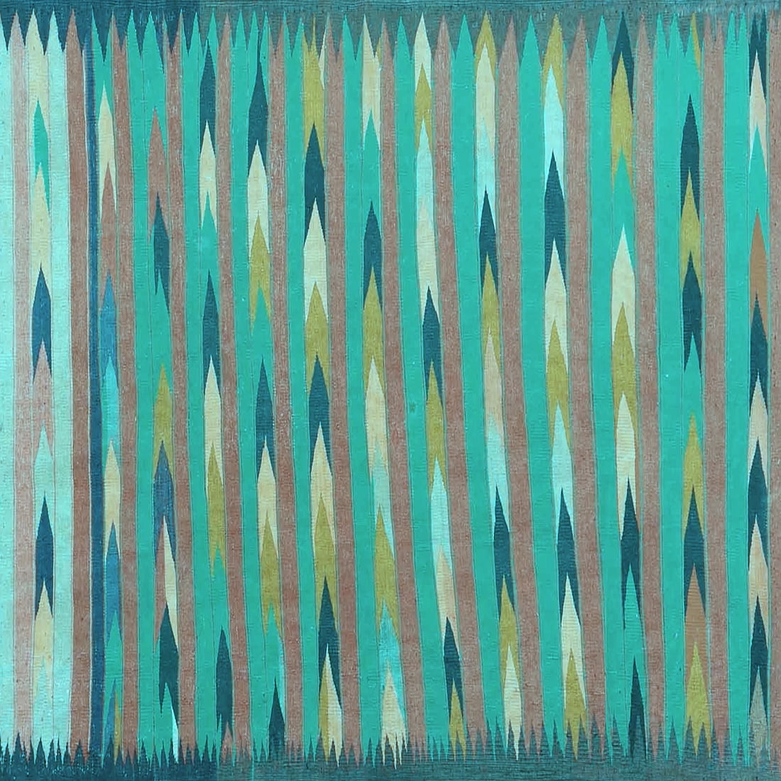 Ahgly Company Indoor Square Abstract Light Blue Contemporary Area Rugs ...