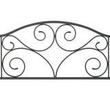 Doral Complete Metal Daybed with Link Spring Support Frame and Scrolled ...