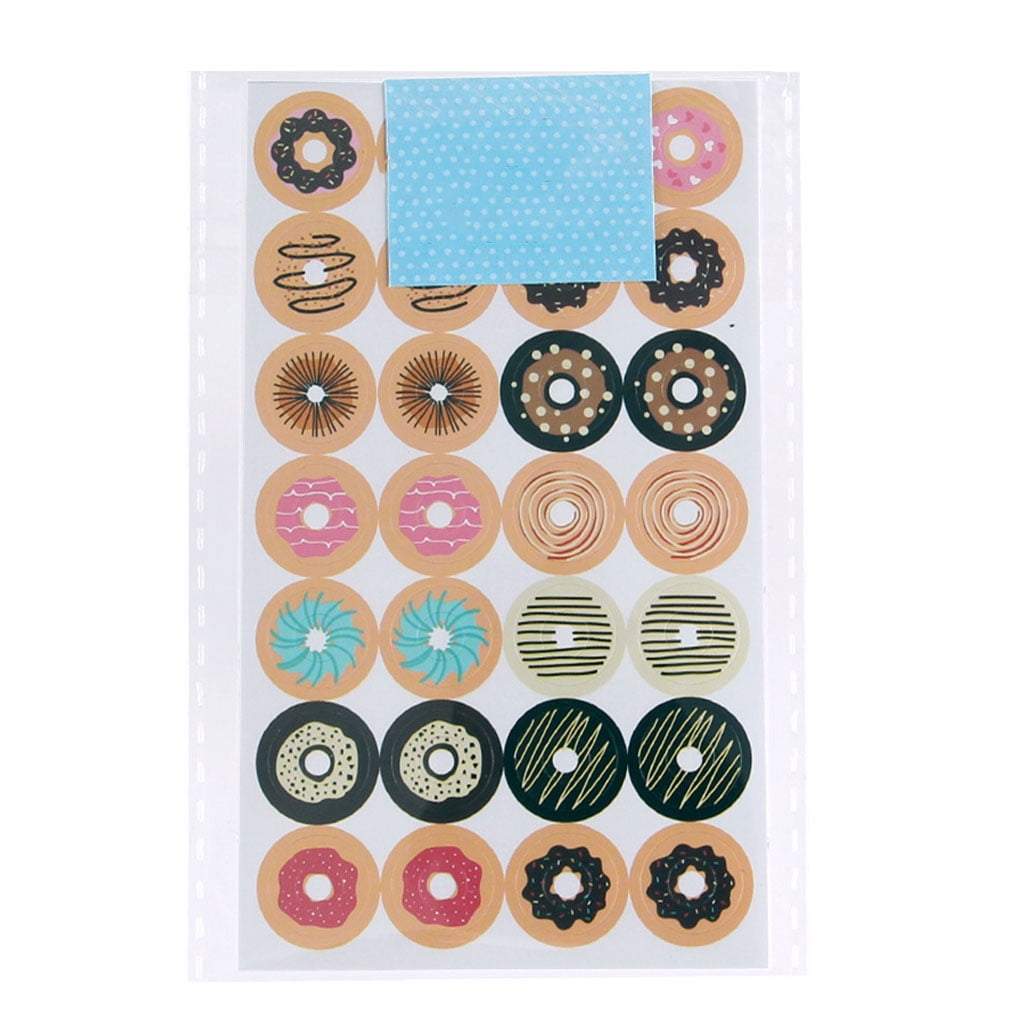 TureClos 4 Pieces Reinforcement Labels Strong Viscosity Doughnut Shape ...