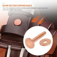 25 Sets Copper Rivet Burrs Washer,3/4 Inch Long Leather Copper Rivet ...