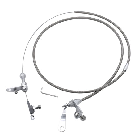Amdohai Replacement for Ford C6 Stainless Braided Kick Down Cable ...