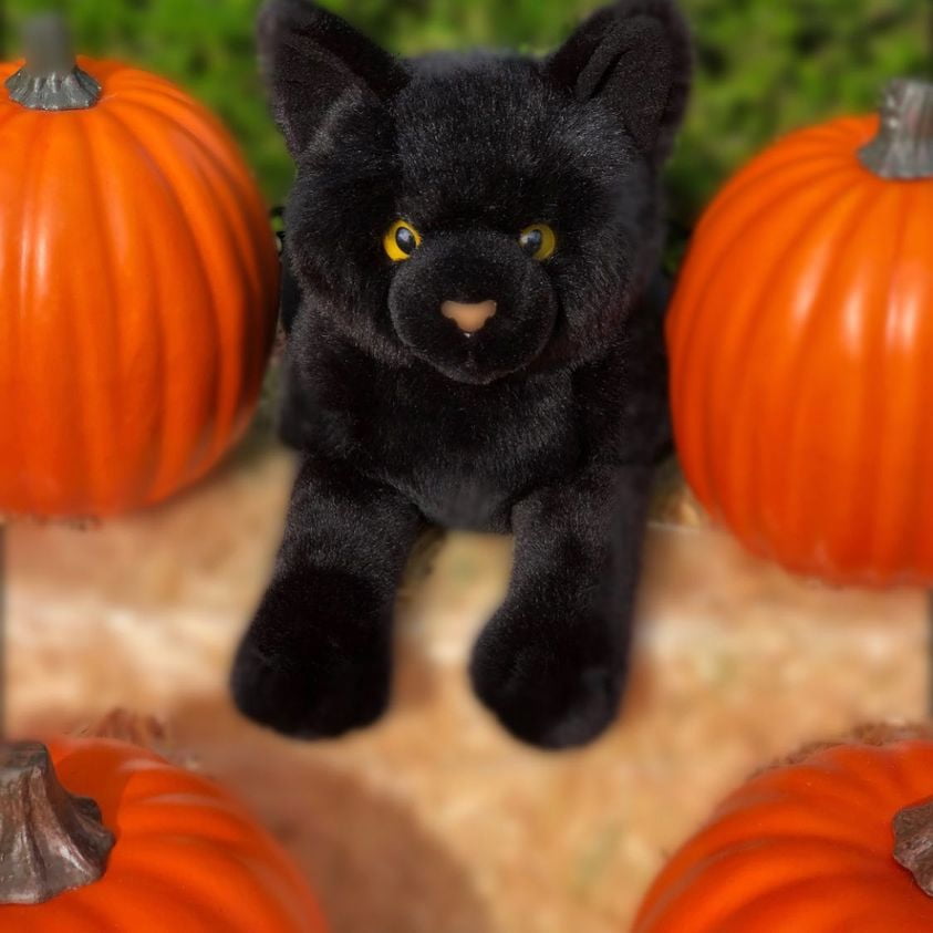 Black Floppy Cat Plush Stuffed Animal- 18 inch cat - Walmart.com
