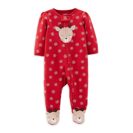 Carter's Baby Girls' Reindeer Sleep N' Play Pajamas | Walmart Canada