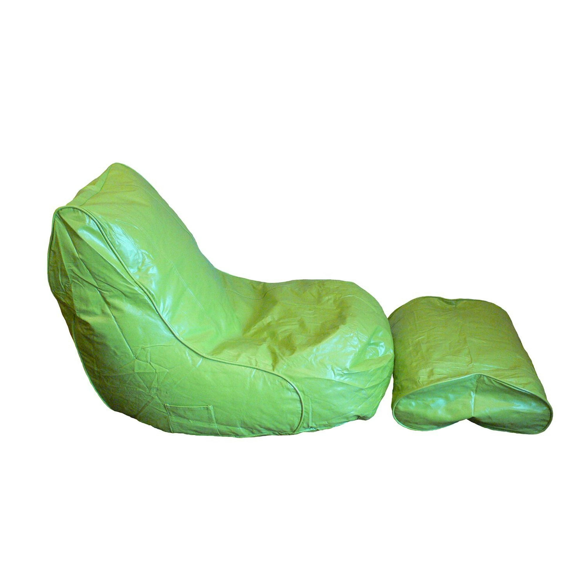 Click here for Boscoman Vinyl Bean Bag Lounger With Footrest prices