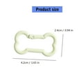 Colorful Bone Keychain Spring Hook Pet Accessory Zinc Alloy Craft Charm ...