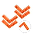Essential Tool Ruler Holder 3Inch 4 Pcs 4* Right Angle Accurate ...