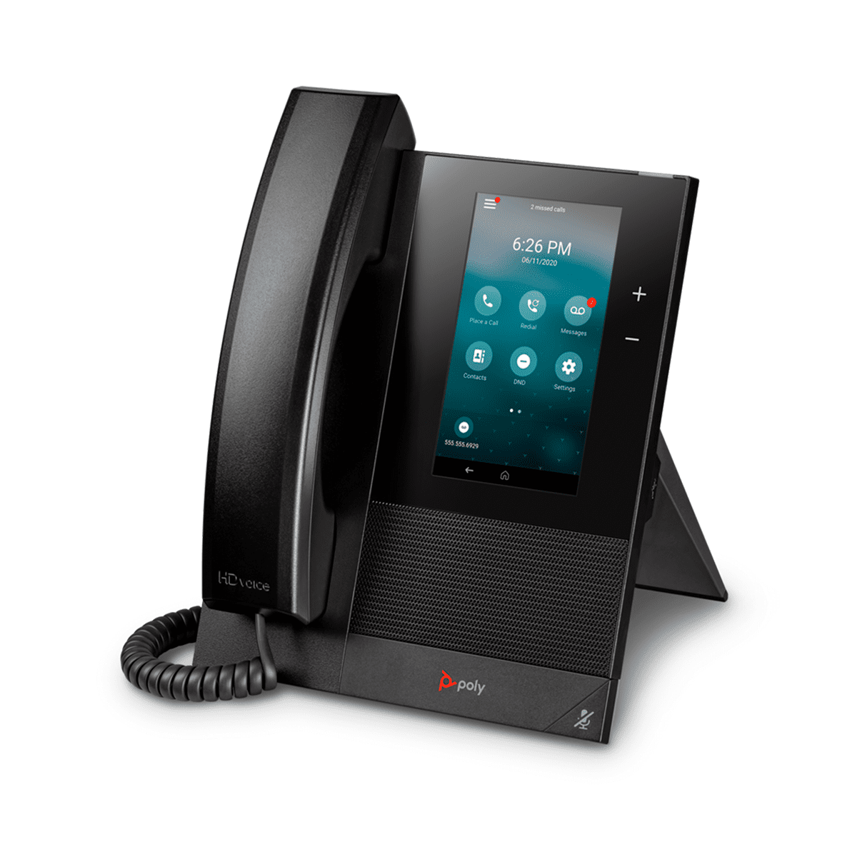 Teléfono Poly CCX 400 VoIP Pantalla Táctil Altavoz Negro | Walmart en línea