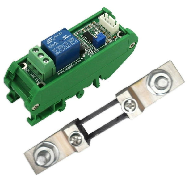 DC200A 24V with base Current Shunt Current Sensor Module Board Relay ...