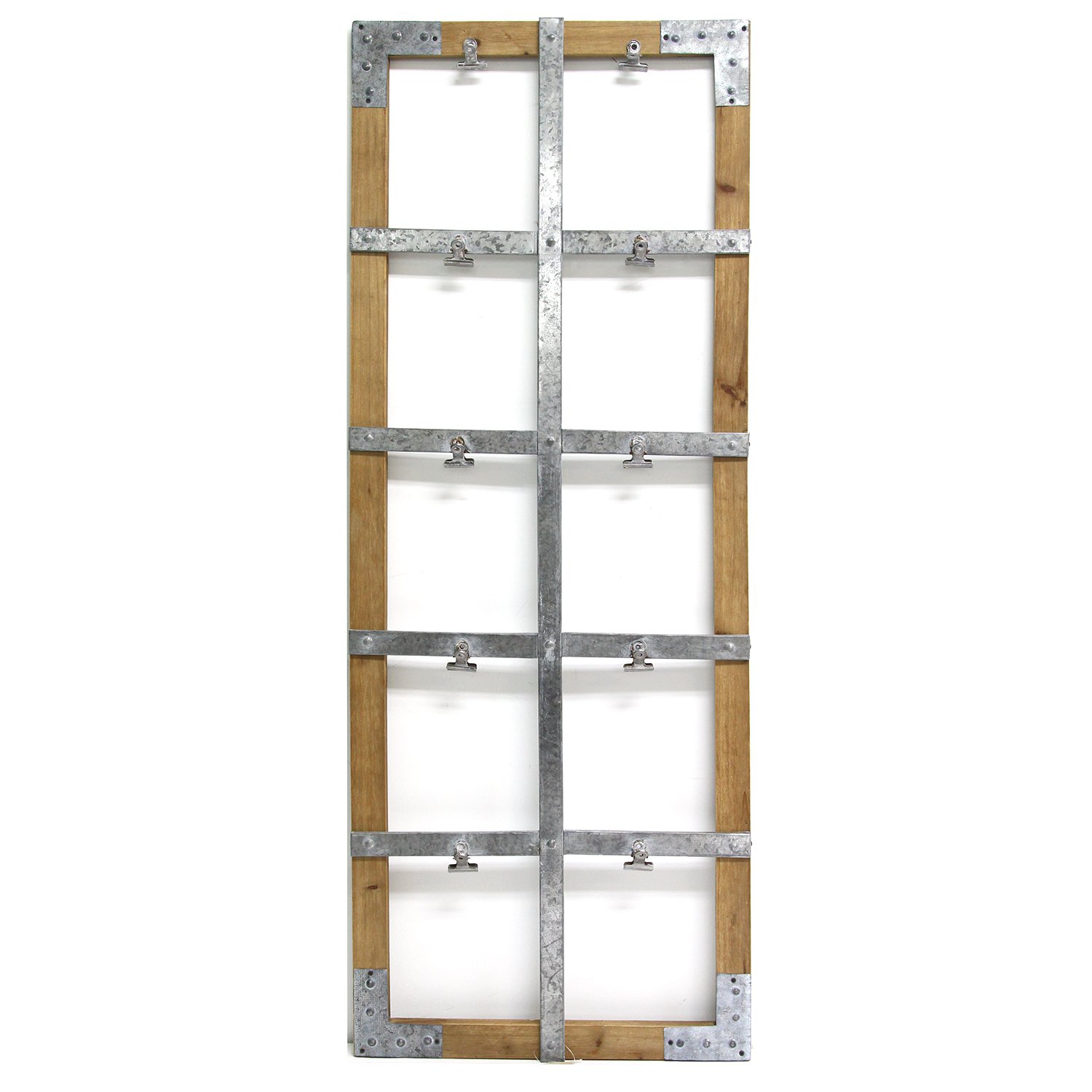 Stratton Home Decor Wood and Metal Photo Clip Wall Decor - Walmart.com