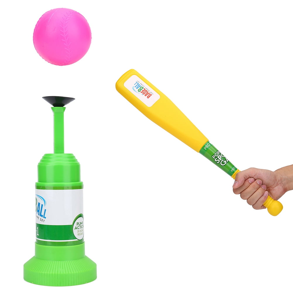 Greensen Semi-Automatic Launcher Kids Baseball Set Baseballs Training ...