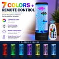 Bubble Fish Lamp, LED Aquarium Night Light with 7 Color Changing ...