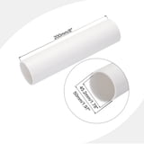 Rigid Round Pipe 45.2mm ID 50mm OD 20cm/8" Length White High Impact for ...