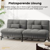COMHOMA Extra Long Convertible Comfortable Futon Sofa Bed, Large ...
