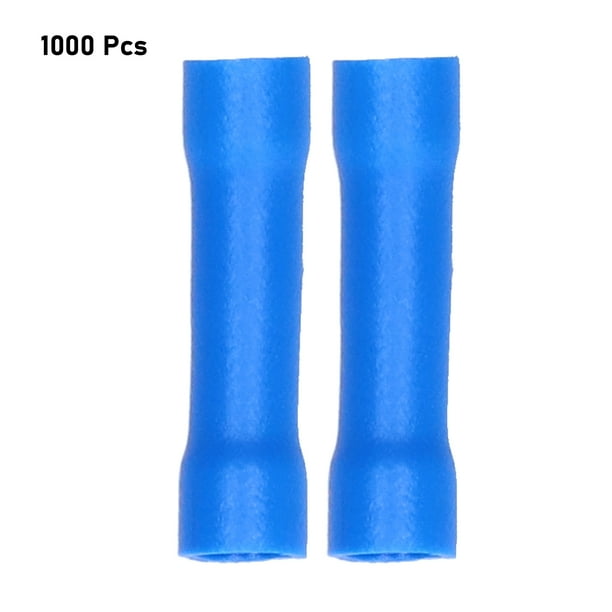 Blue Butt Connectors,1000 Pcs Blue Butt Butt Connectors Crimp ...